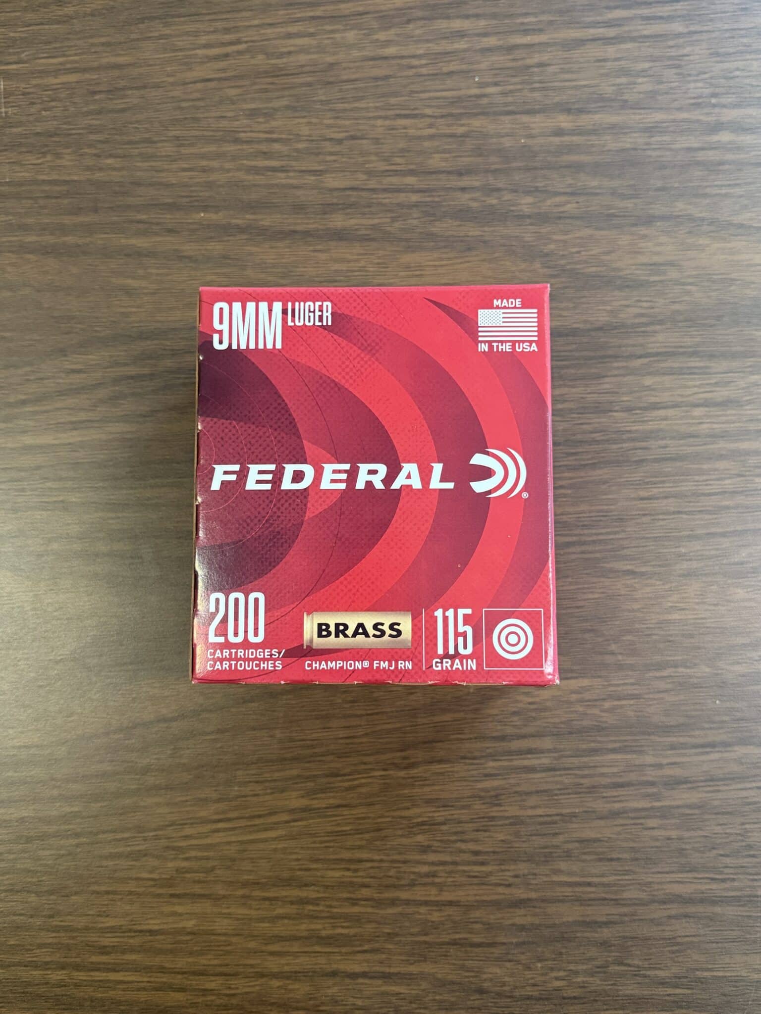 9MM- 115 GR - Federal - 1000 Round Case - S.A.S. Ammo